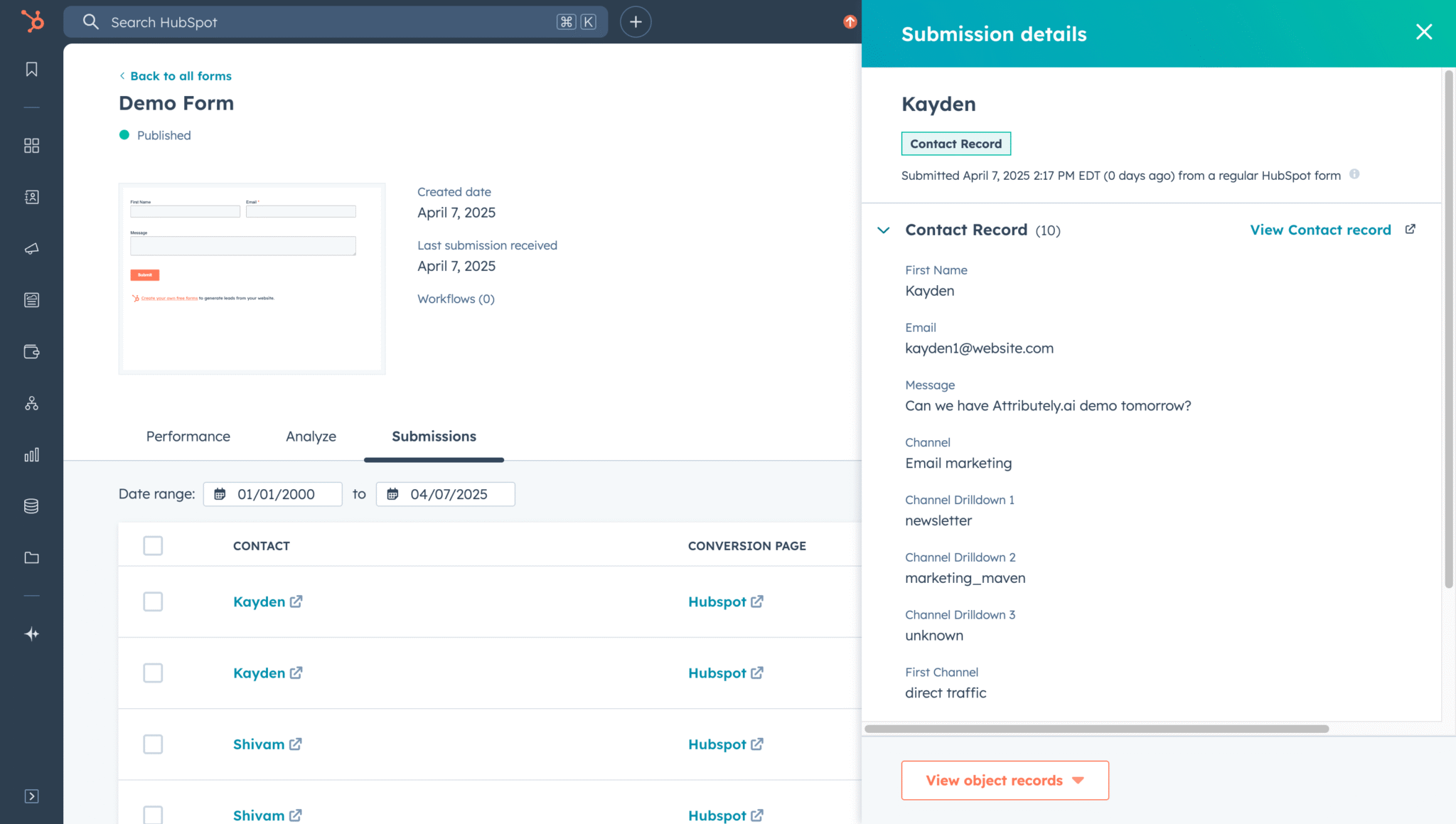 How to Track UTM Parameters in Hubspot Forms